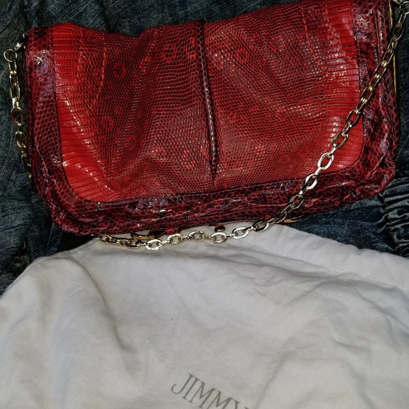 Jimmy Choo | Bags | Authentic Snake Skin Jimmy Choo Purse | Poshmark